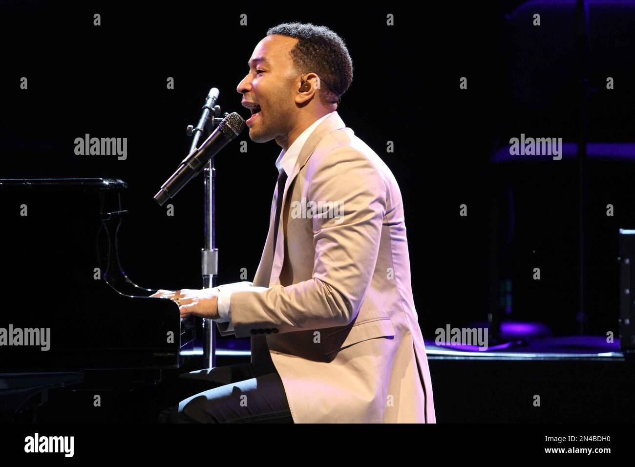 John Roger Stephens as John Legend performing as part of The All of Me ...