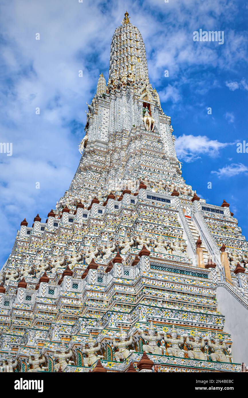 Wat Arun temple of Bangkok. This temple is one of the most iconic ...