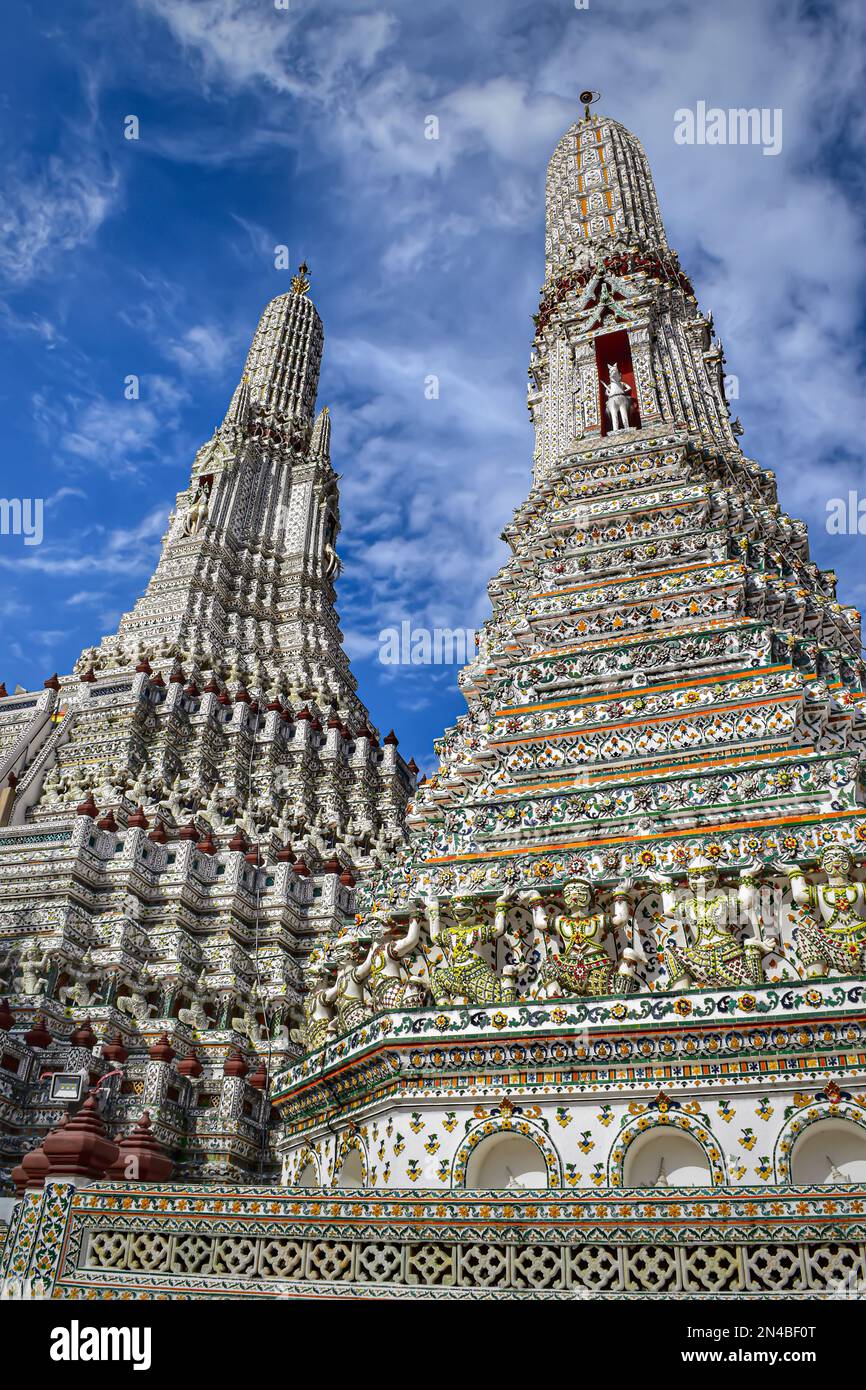 Wat Arun temple of Bangkok. This temple is one of the most iconic ...