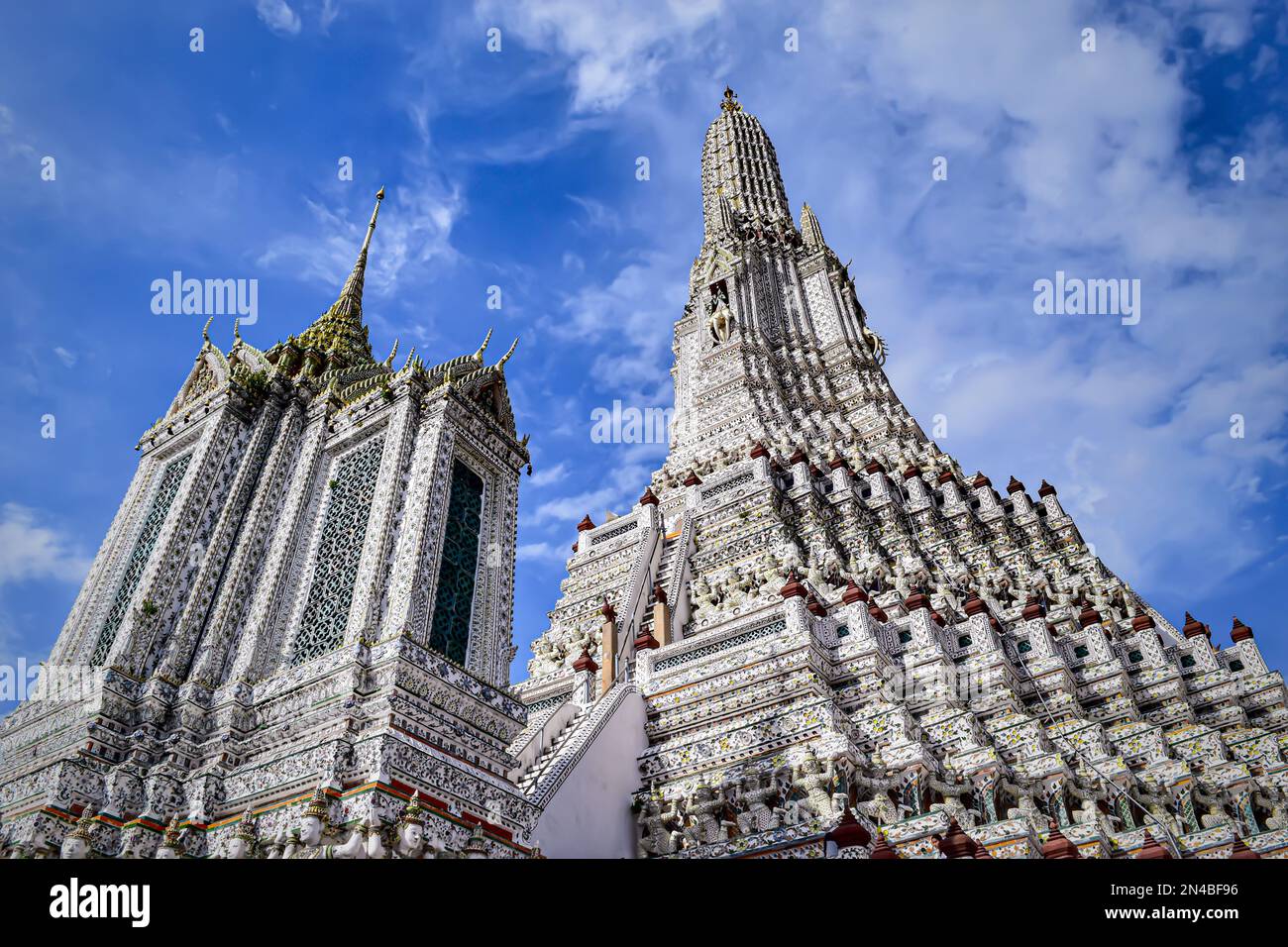 Wat Arun temple of Bangkok. This temple is one of the most iconic ...