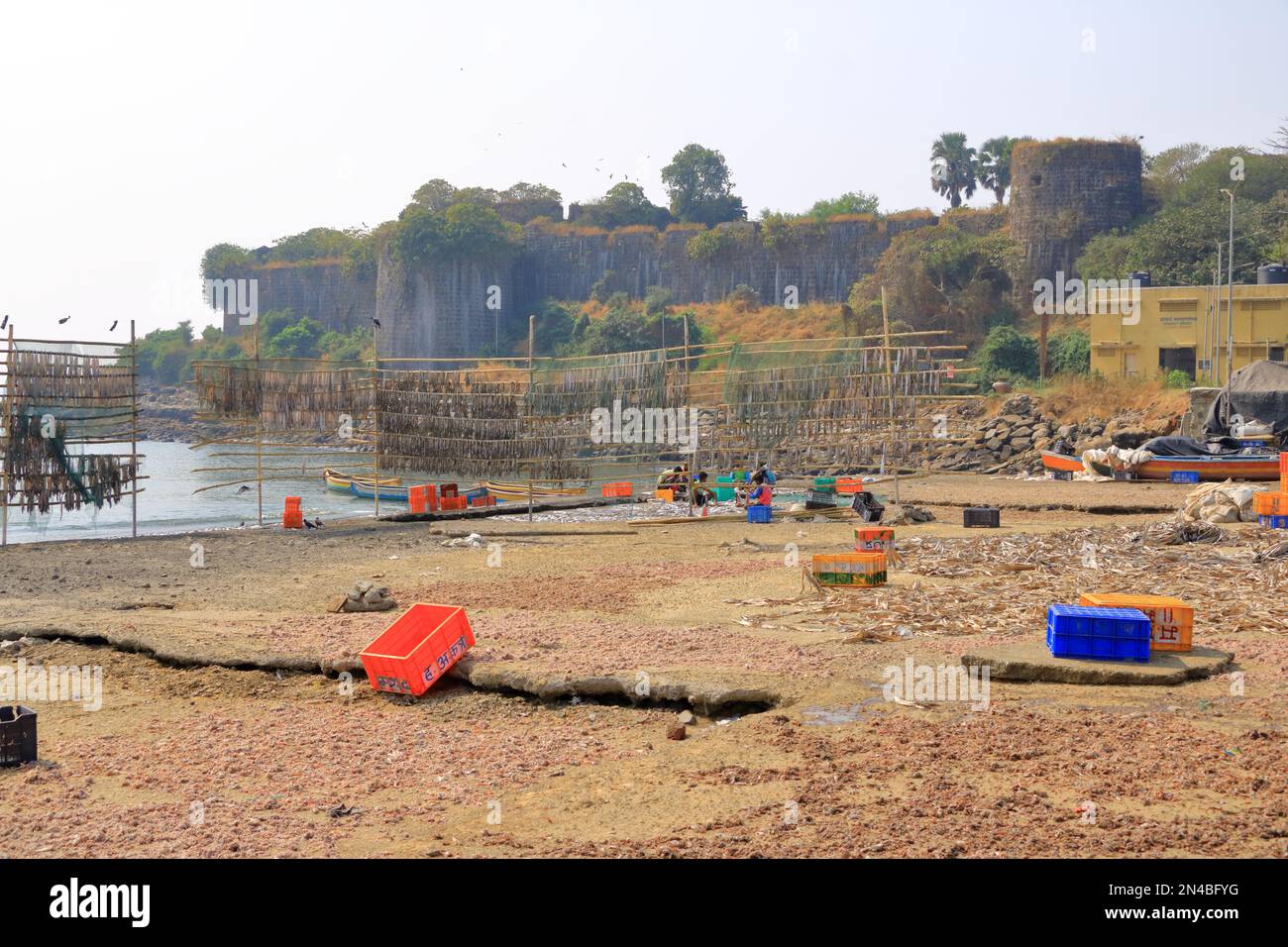 December 21 2022 - Mumbai, Maharashtra in India: Madh fort in the North ...