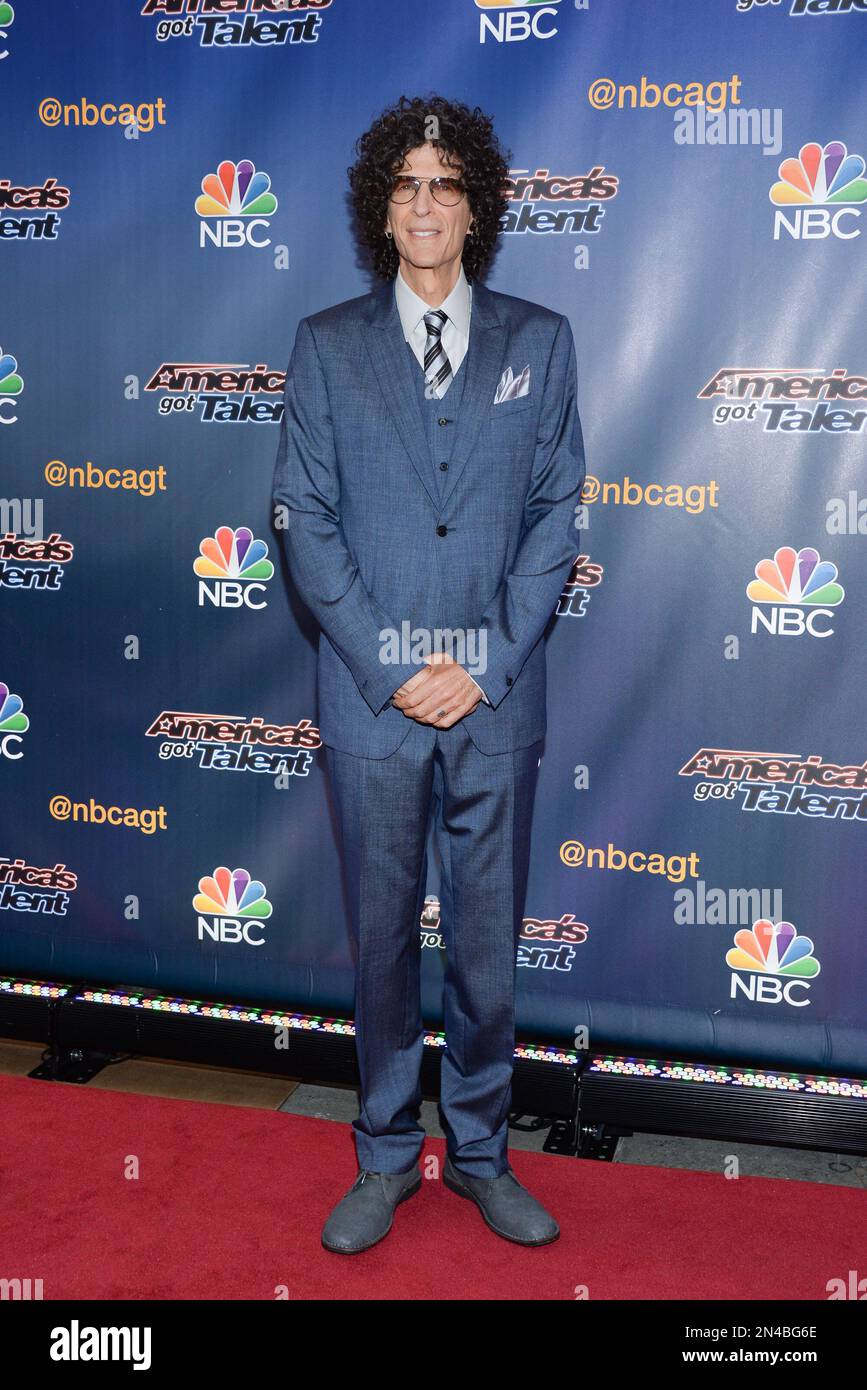 Television personality Howard Stern arrives at the "America's Got ...