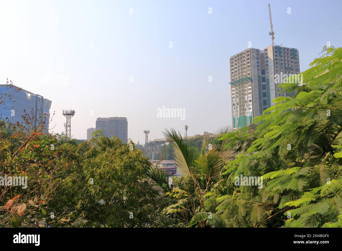 Noida skyline hi-res stock photography and images - Alamy