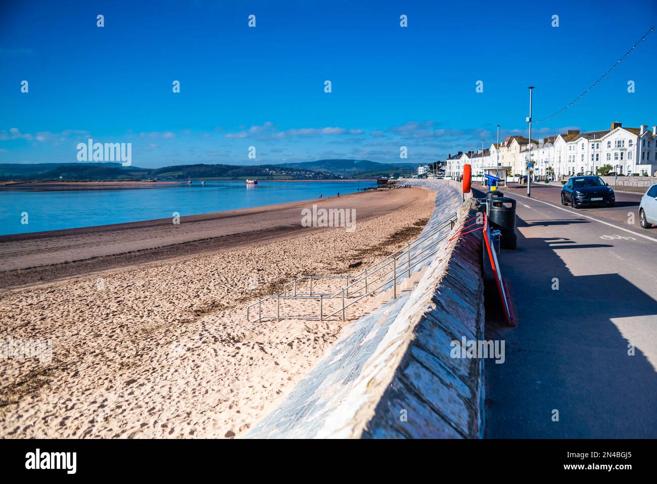 Exmouth Sea Front Stock Photo - Alamy