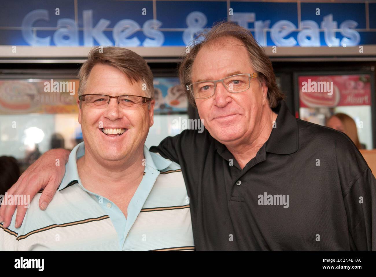 Colorful soccer commentator Ray Hudson surprises fans at the drive thru ...