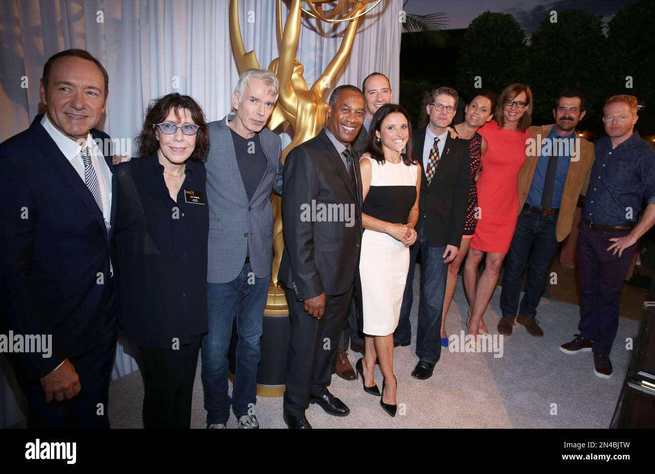 Kevin Spacey, and from left, Television Academy governor Lily Tomlin ...