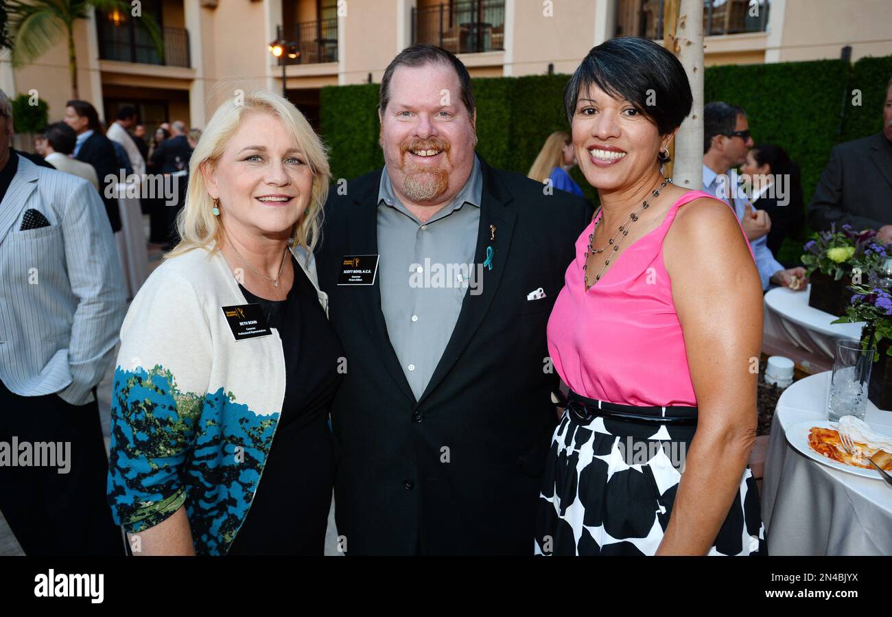 Television Academy governors Beth Bohn, and from left, Scott Boyd, A.C ...