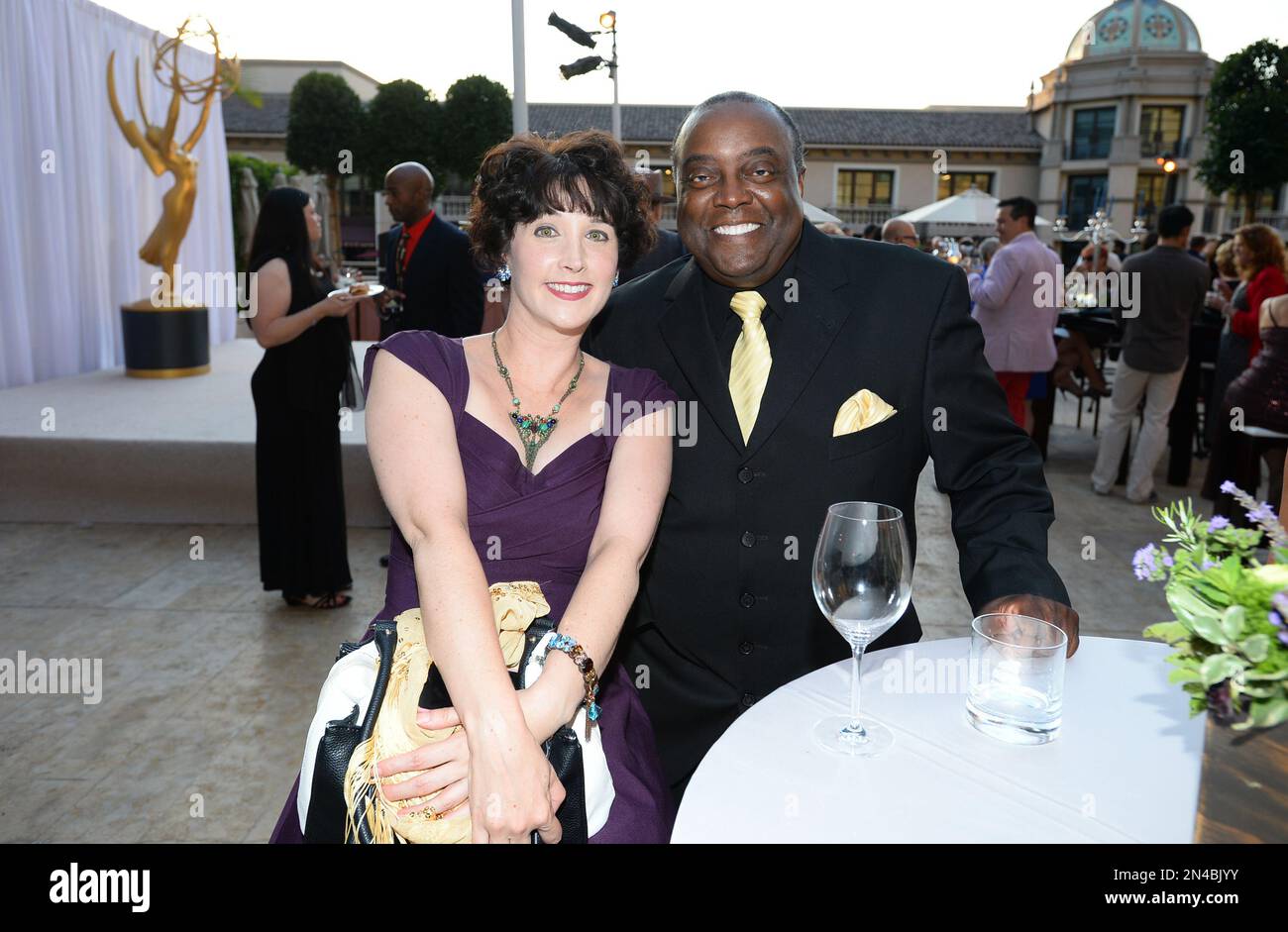 Ginger Pauley, left, and Dale E. Turner attend the Television Academy's ...