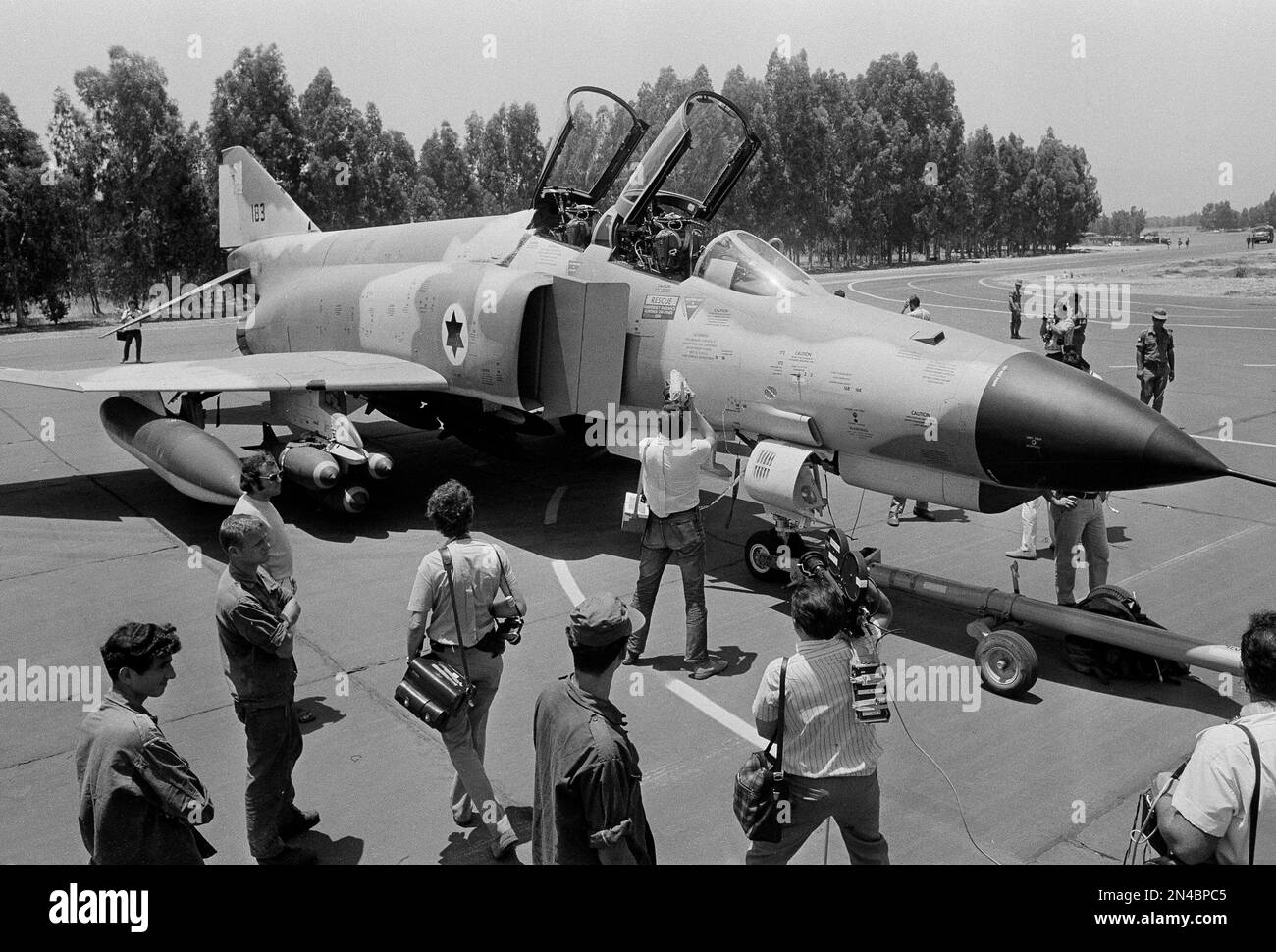 Phantom fighter bomber, twin engine, two-seater, used by Israeli Air ...
