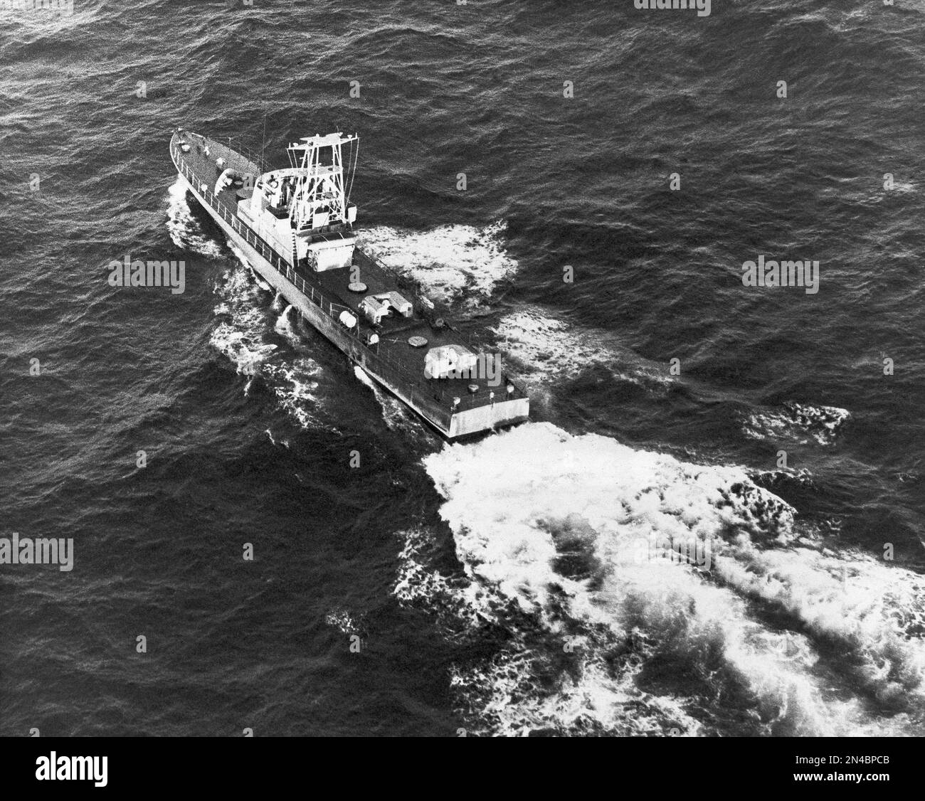 An Israeli gunboat one of five that disappeared from the French port of ...