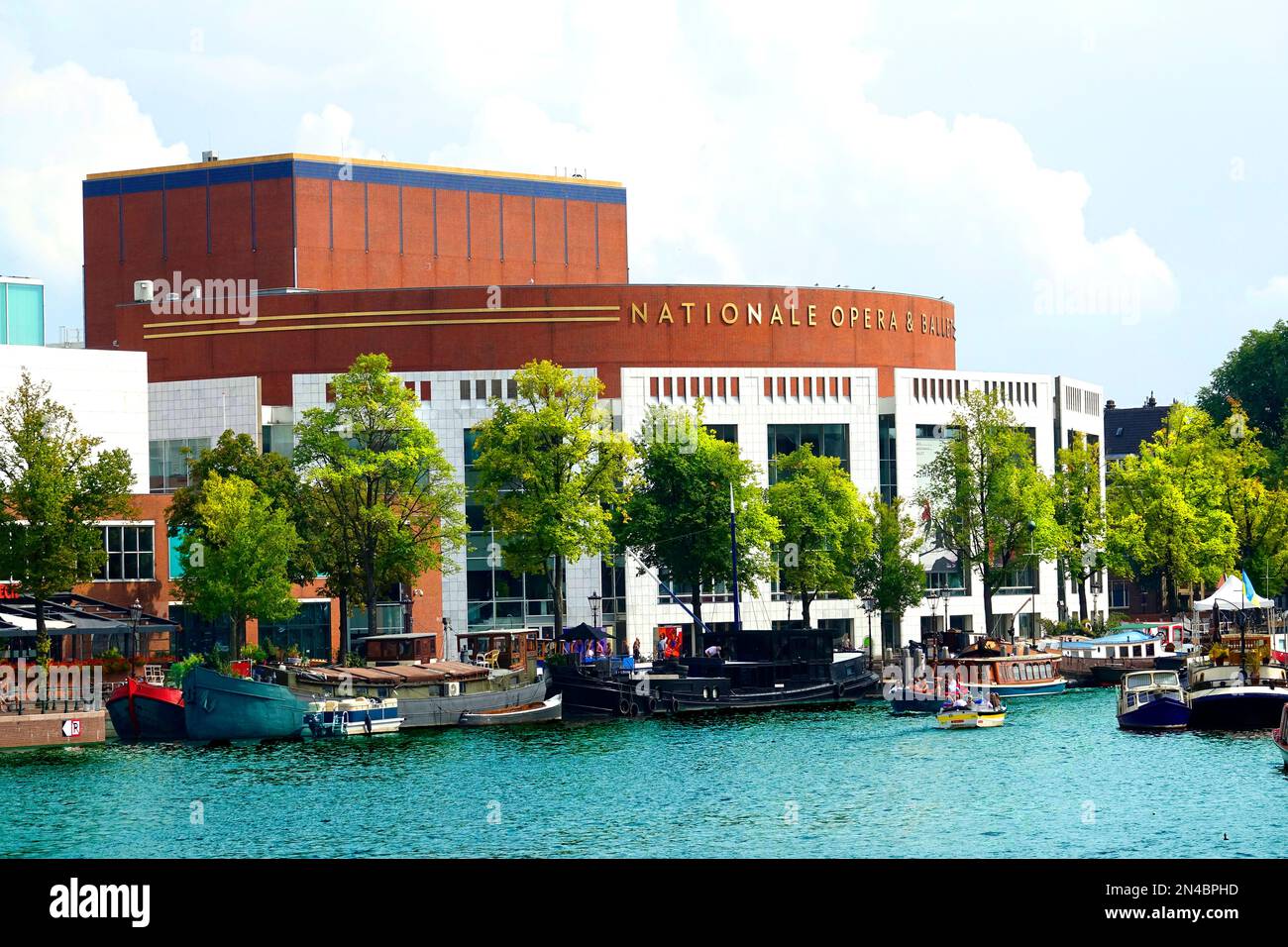 Opera house Amsterdam Holland Netherlands city of beautiful buildings ...