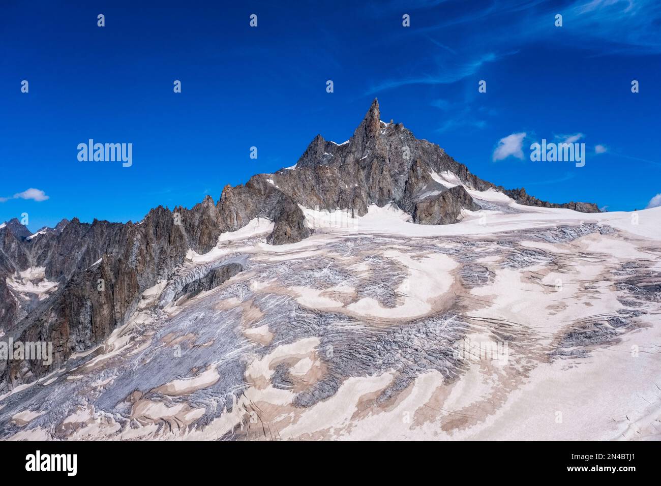 Crevasse du glacier du geant hi-res stock photography and images - Alamy