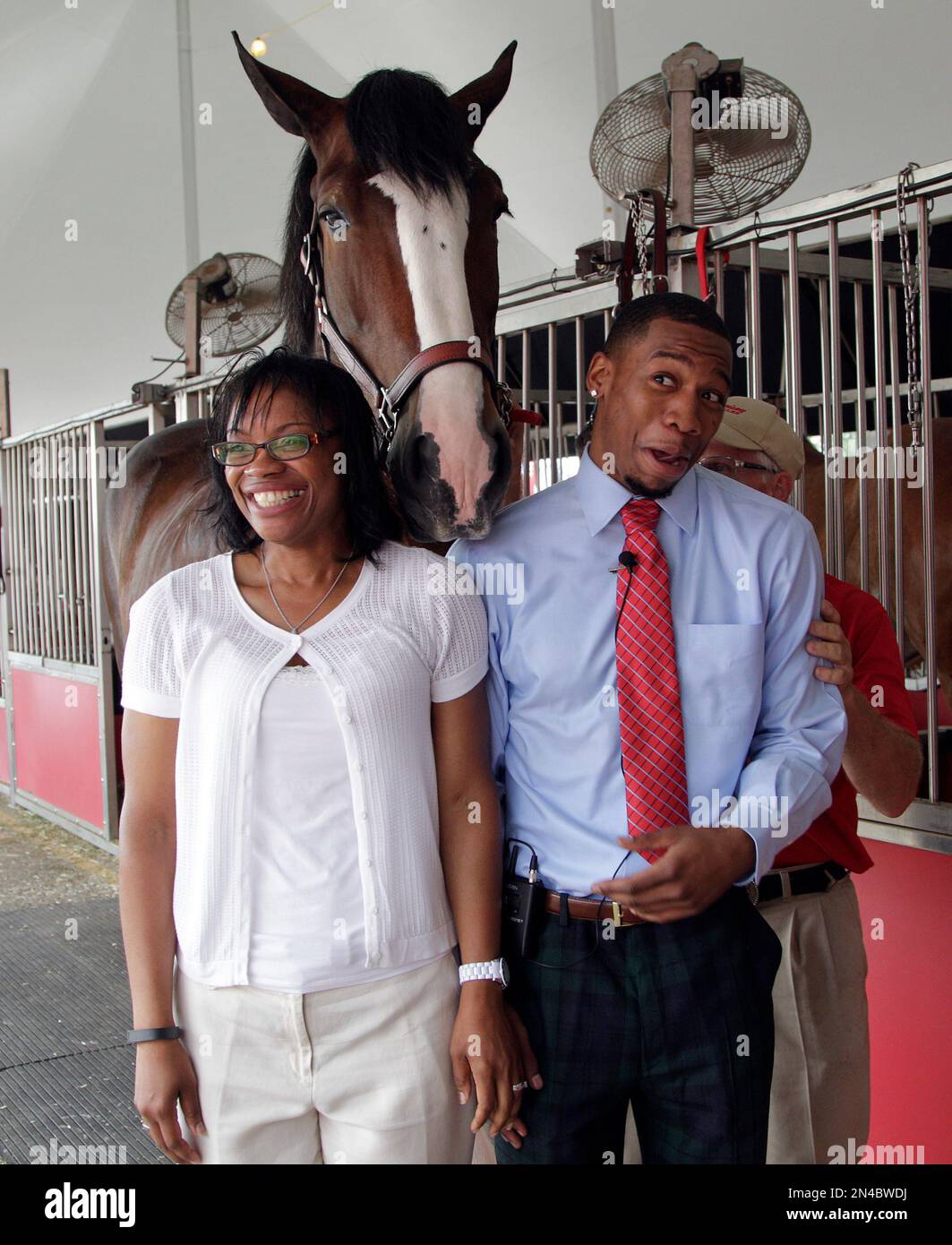 Budweiser & Folds of Honor Scholarship recipient Chris Rivers Jr. and ...