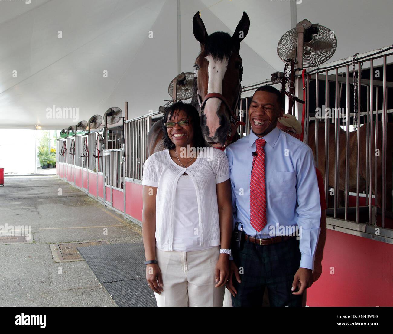 Budweiser & Folds of Honor Scholarship recipient Chris Rivers Jr. and ...