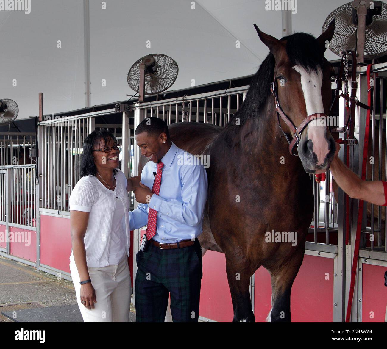 Budweiser & Folds of Honor Scholarship recipient Chris Rivers Jr. and ...
