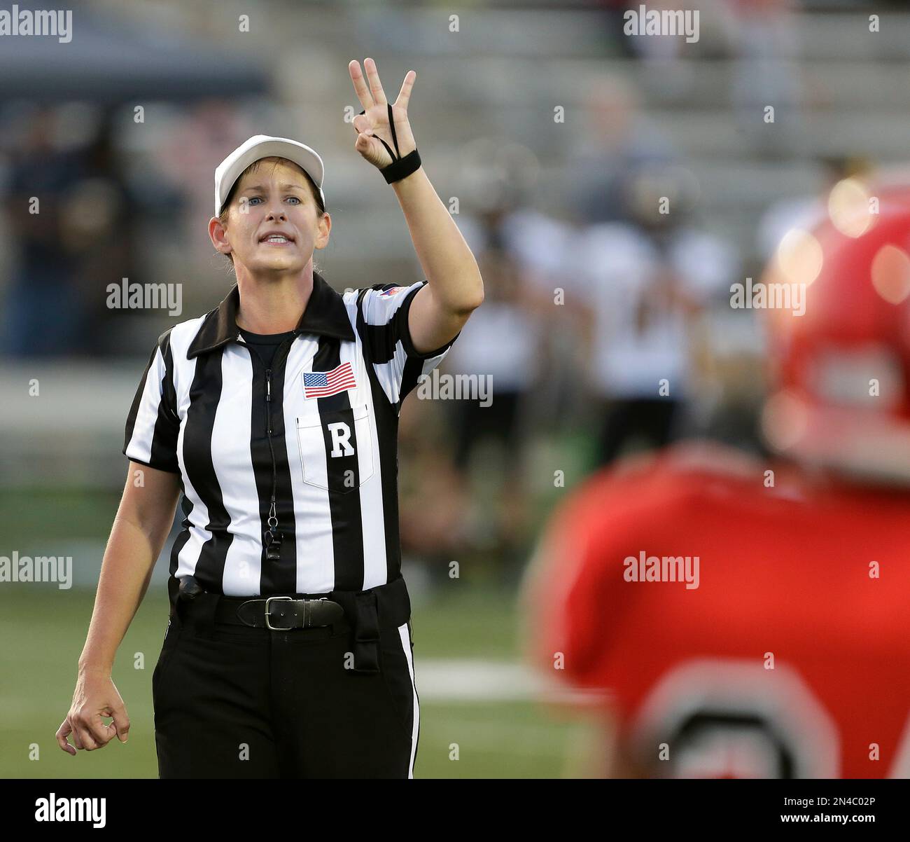 IMAGE DISTRIBUTED FOR NATIONAL FOOTBALL LEAGUE - Referee Shannon Eastin ...