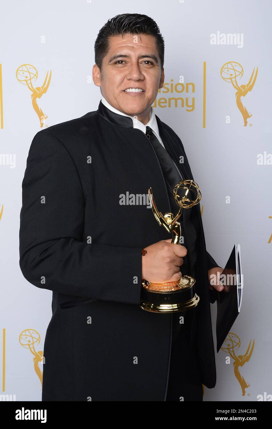 Julio Cesar Ortiz poses at the Television Academy's 66th Los Angeles ...