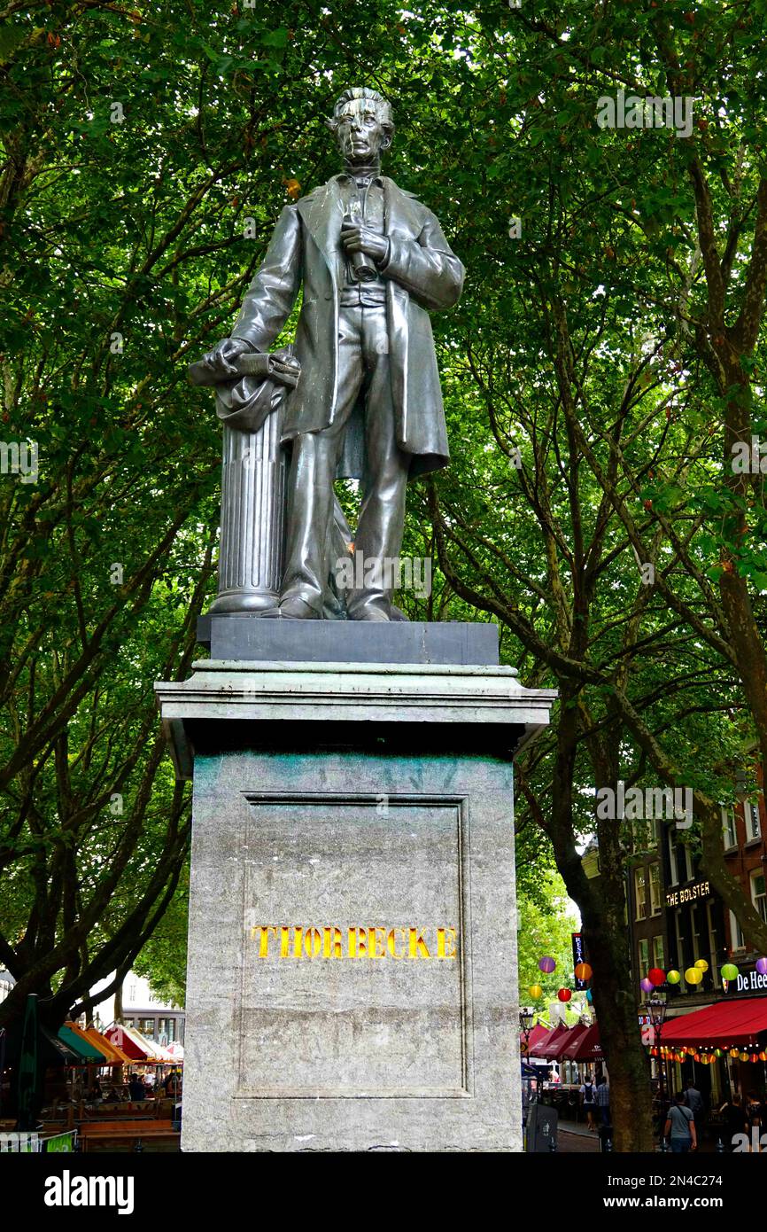 Thorbecke statue Amsterdam Holland Netherlands city of beautiful ...
