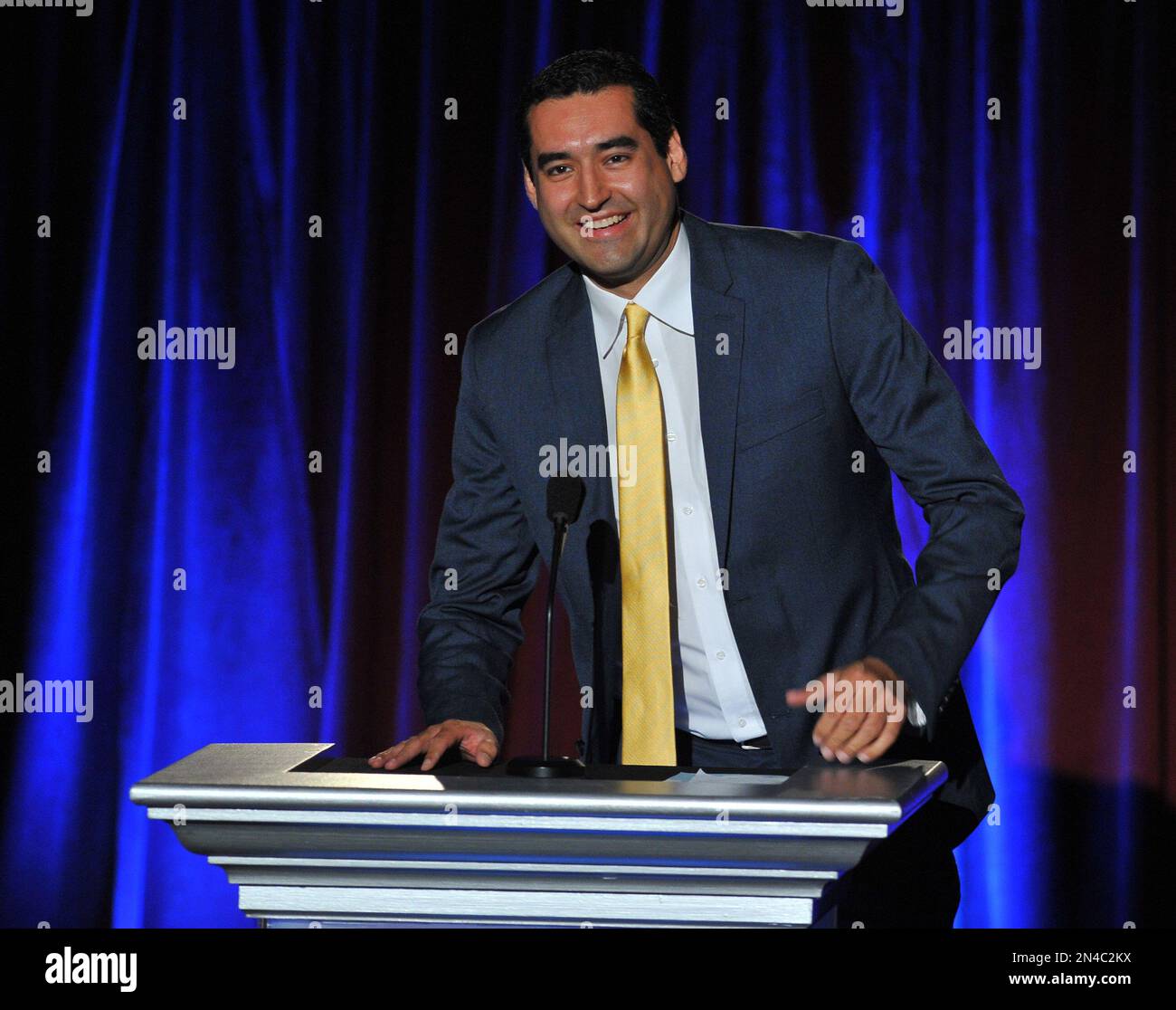 Jaime Sanchez on stage at the Television Academy's 66th Los Angeles ...