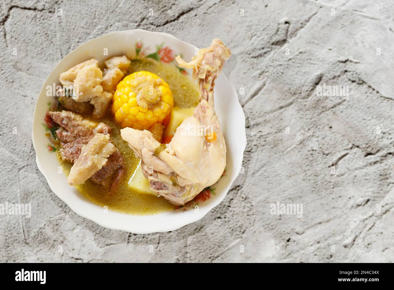 chicken stew, traditional Colombian food Stock Photo - Alamy
