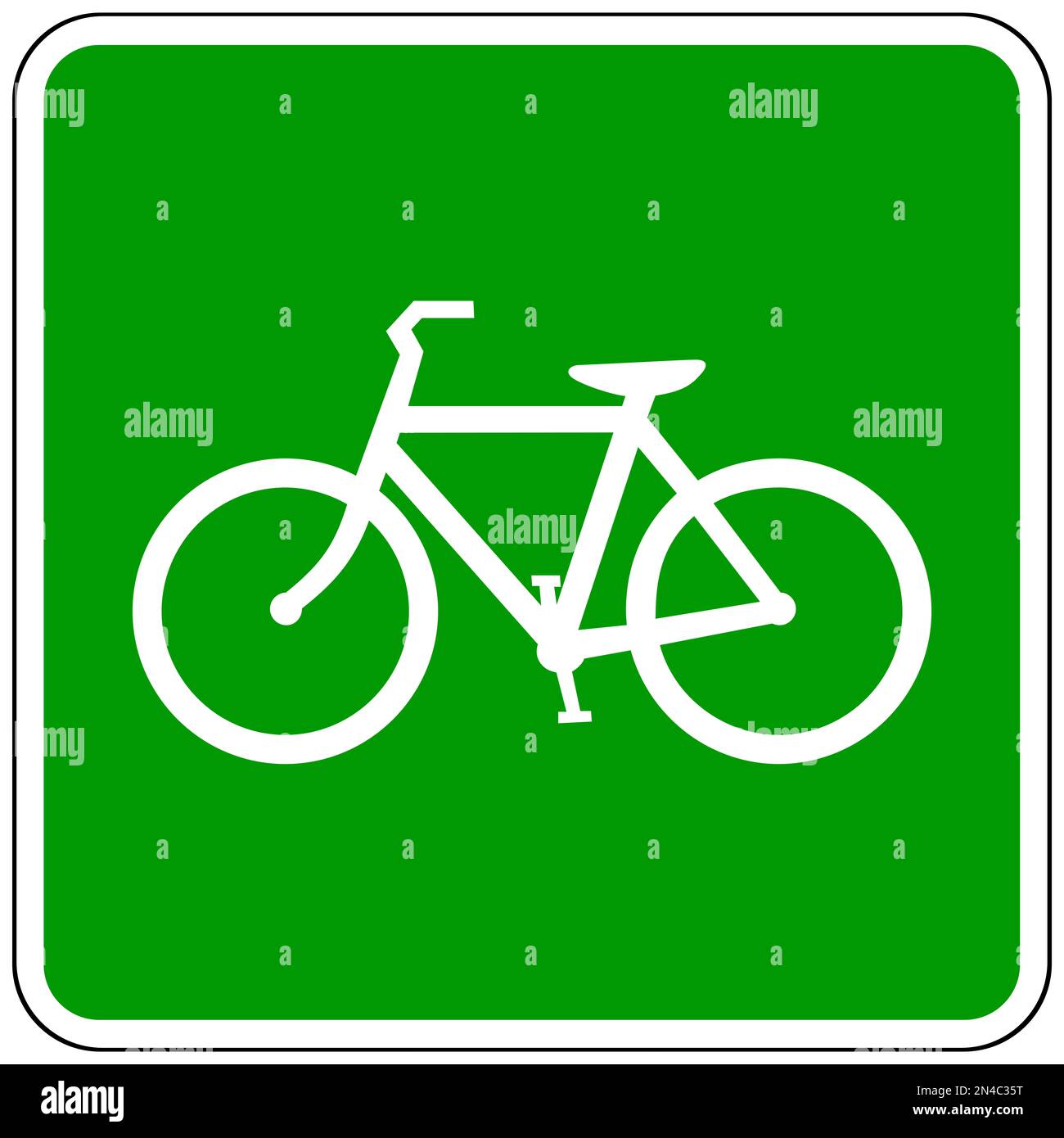 Bicycles Permitted sign Stock Photo - Alamy