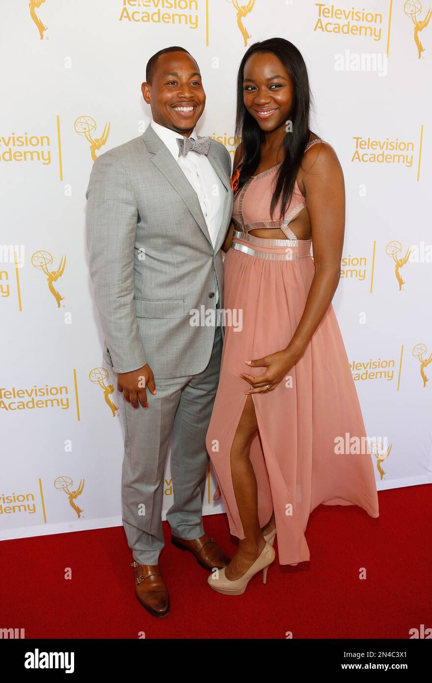 Kyle Montgomery arrives at the Television Academy's 66th Los Angeles Area Emmy ? Awards on ...