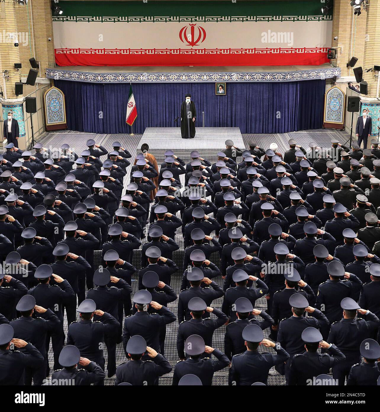 In this picture released by the official website of the office of the ...