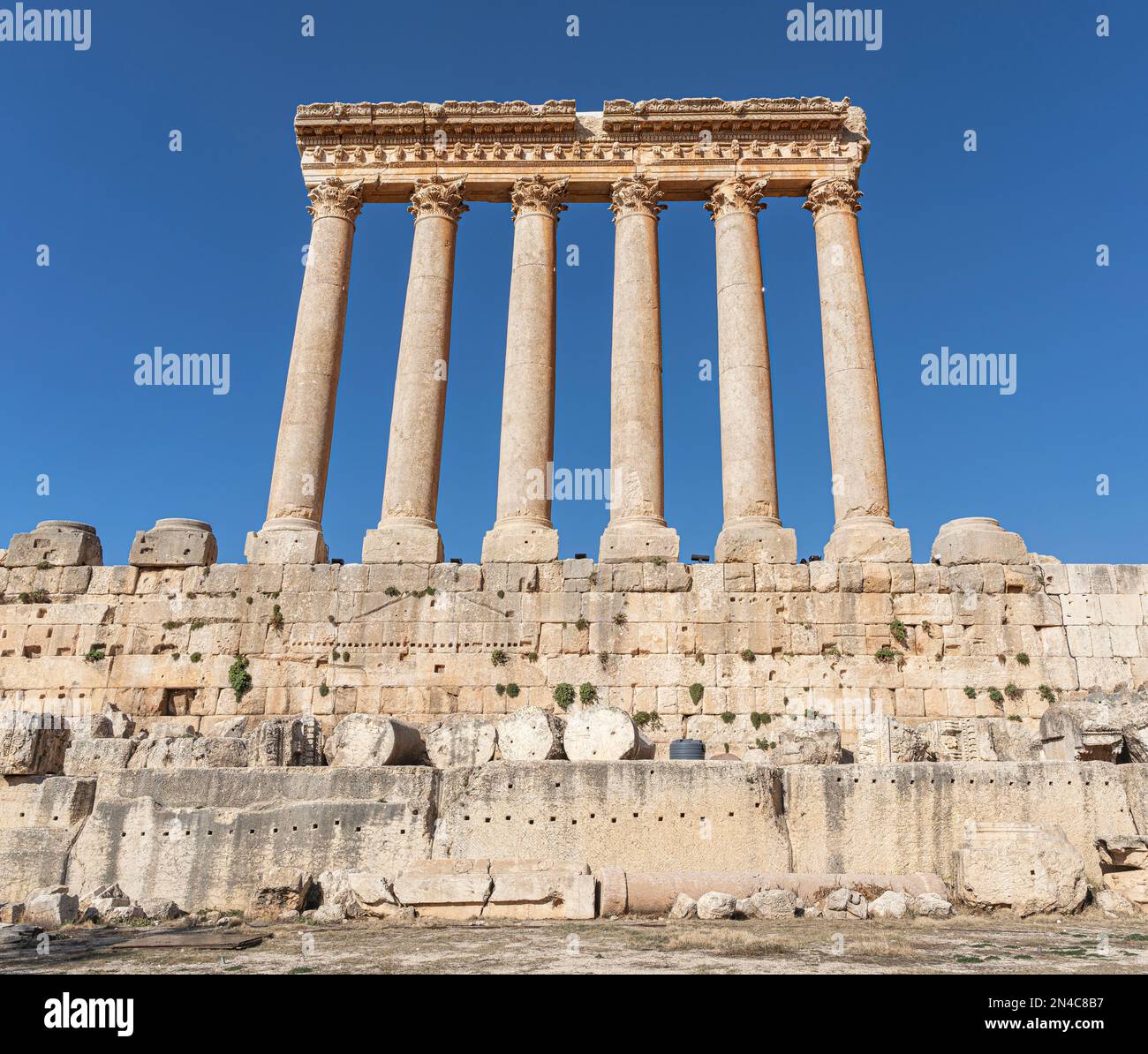 Ancient City of Baalbek (Baalbeck, Heliopolis), Lebanon Stock Photo - Alamy