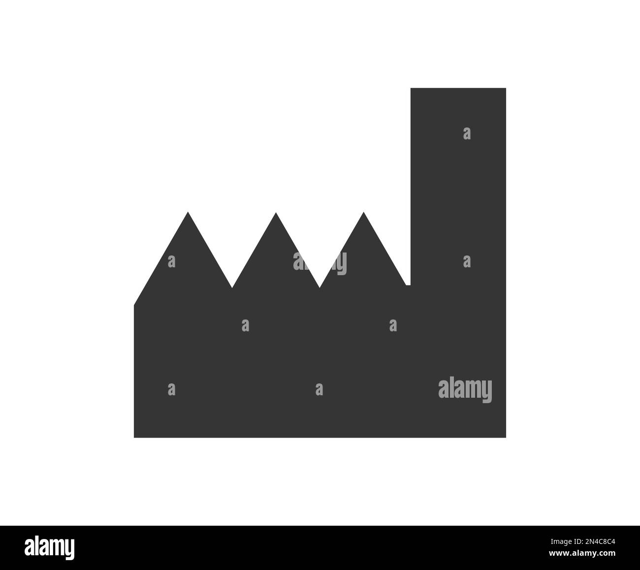 Monochromatic Manufacturer symbol. Concept of packaging and regulations ...