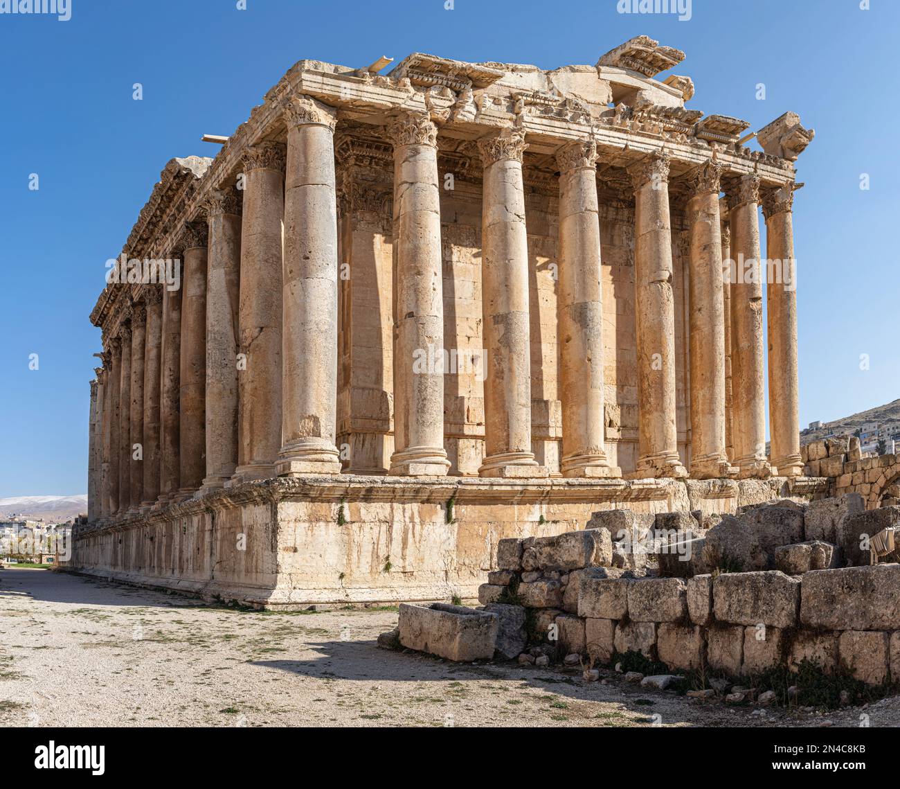 Temple of Bacchus, Baalbek, Lebanon Stock Photo - Alamy