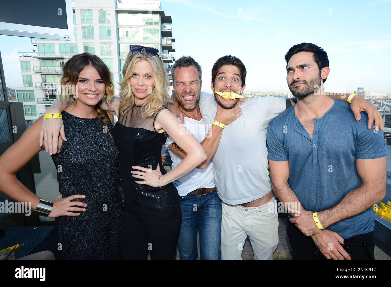 EXCLUSIVE - From left, Shelley Hennig, Kristin Bauer, JR Bourne, Tyler ...