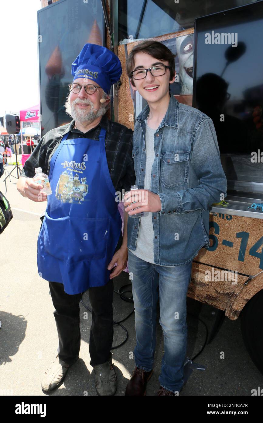 Chef David George Gordon and Isaac Hempstead-Wright at Focus Feature's ...