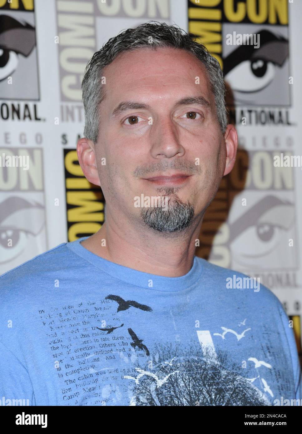 James Dashner attends the 20th Century Fox press line on Day 2 of Comic ...