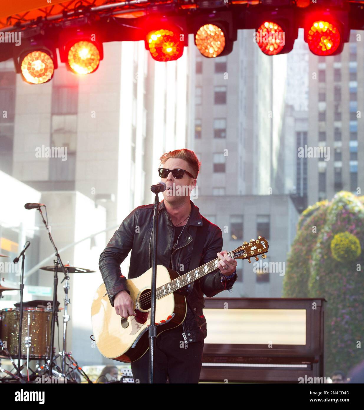 OneRepublic band member Ryan Tedder performs on NBC's "Today" show on ...