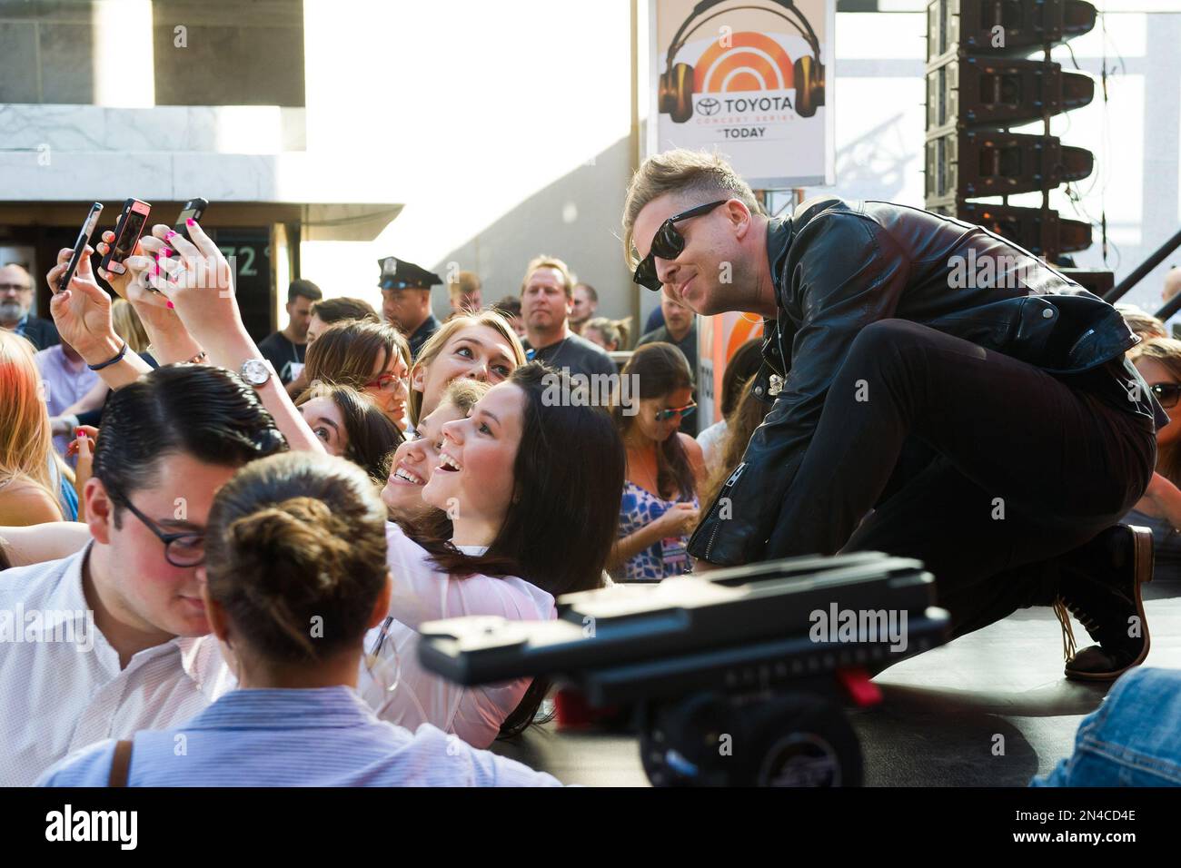 OneRepublic band member Ryan Tedder performs on NBC's "Today" show on ...