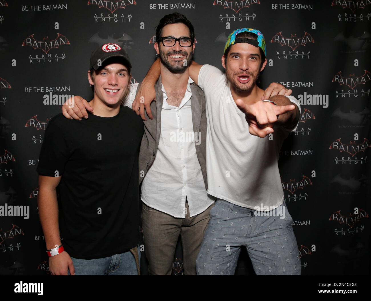 Actors Dylan Sprayberry, Tyler Hoechlin and Tyler Posey attend Warner ...