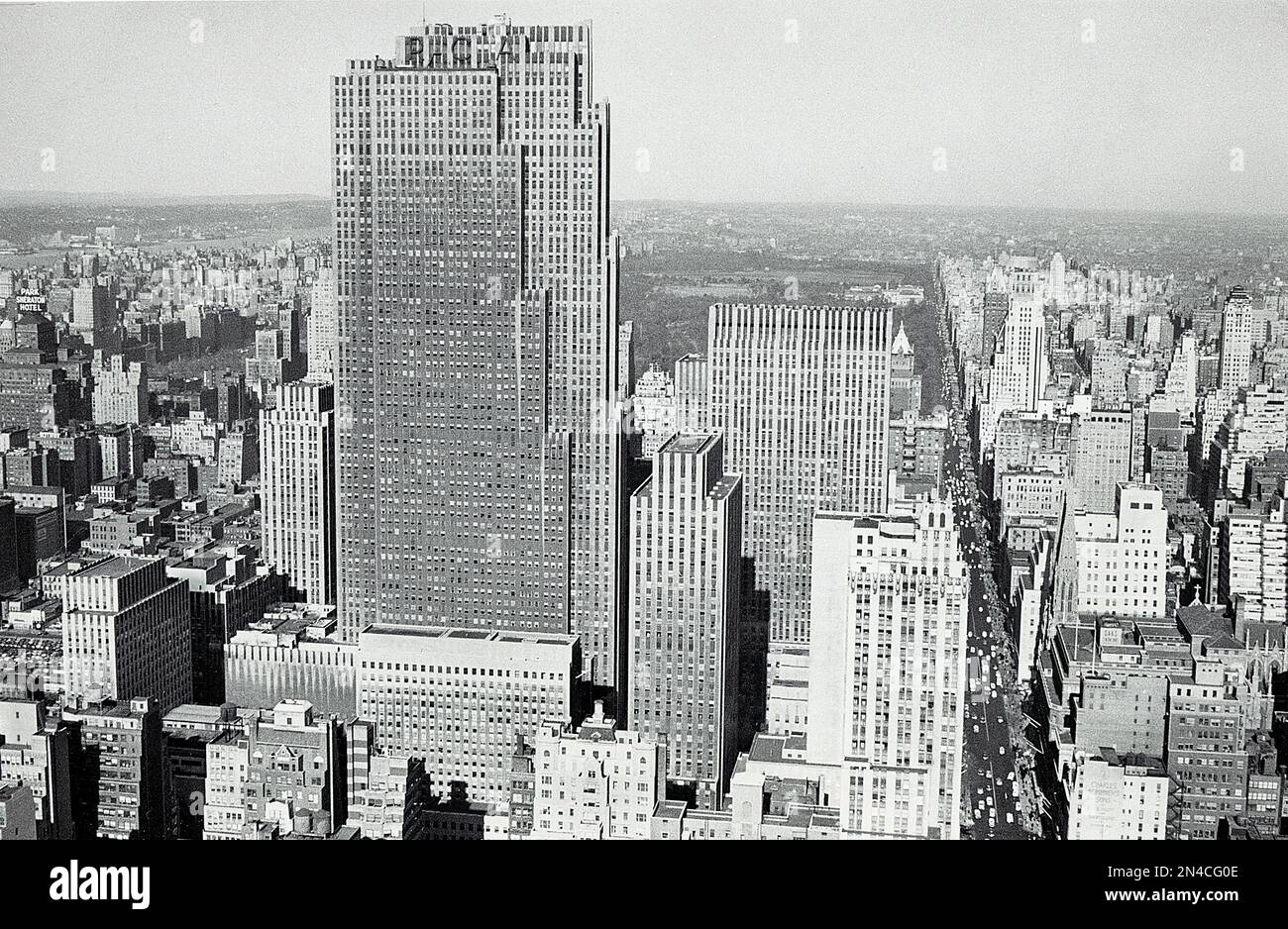 Cityscape featuring 30 Rockefeller Plaza Building (formerly RCA ...