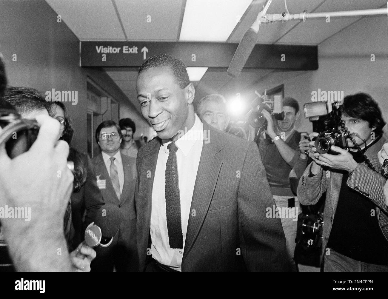 Lenell Geter, 26, who was convicted and sentenced to life in prison for ...