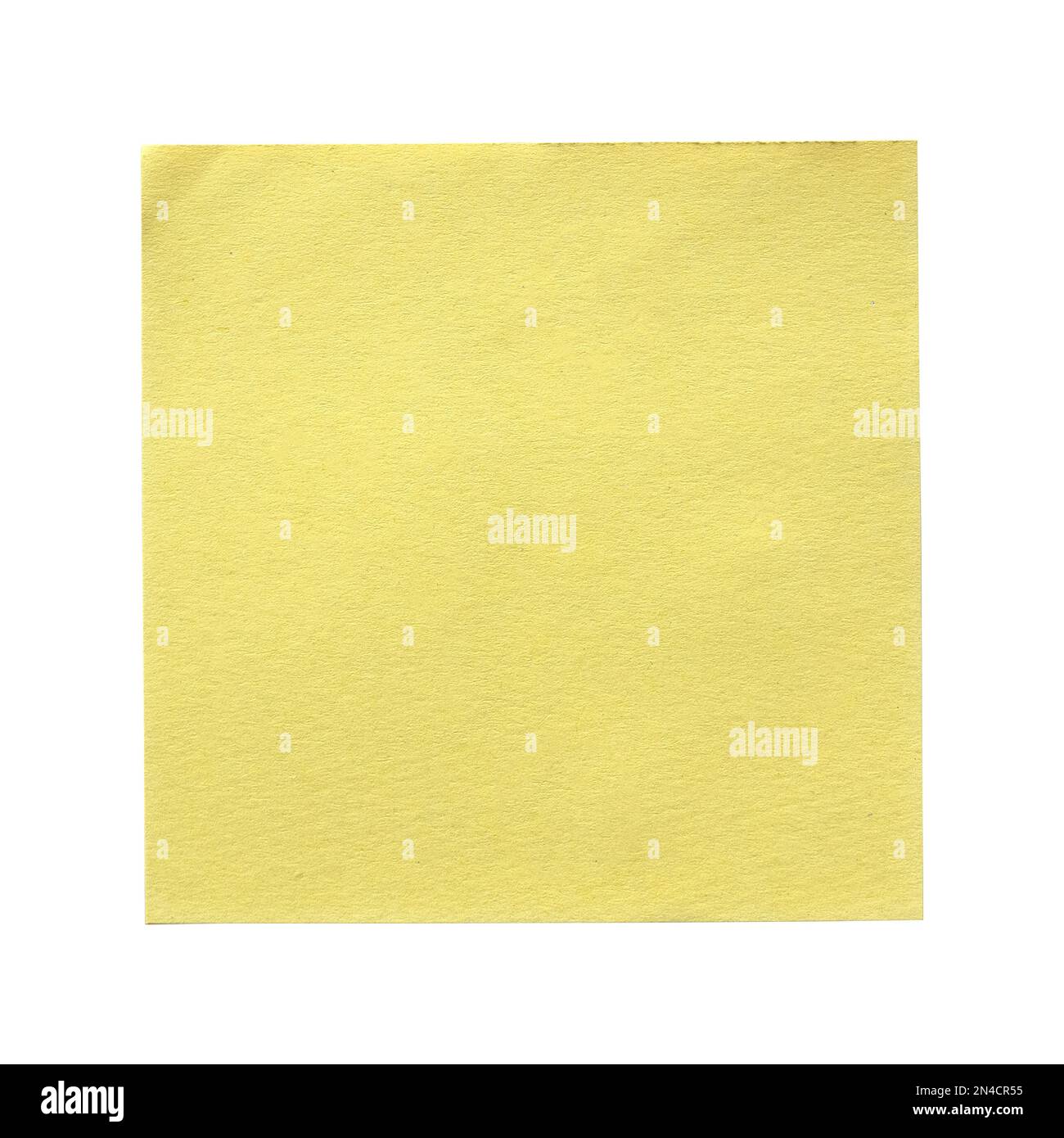 Yellow blank paper note memo isolated on a white background Stock Photo ...