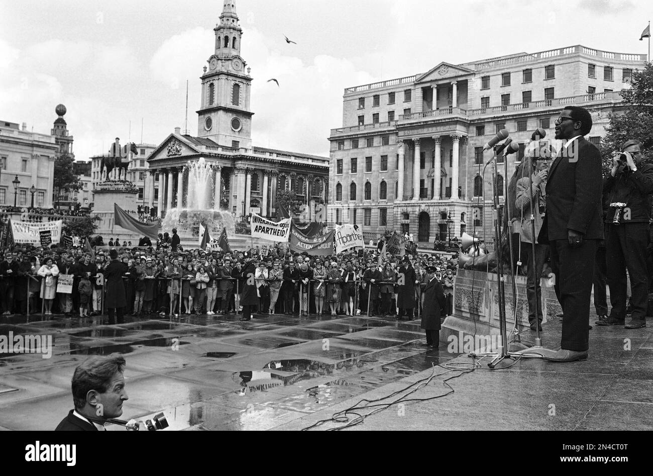 Oliver Tambo, acting President-General of South African Congress of ...
