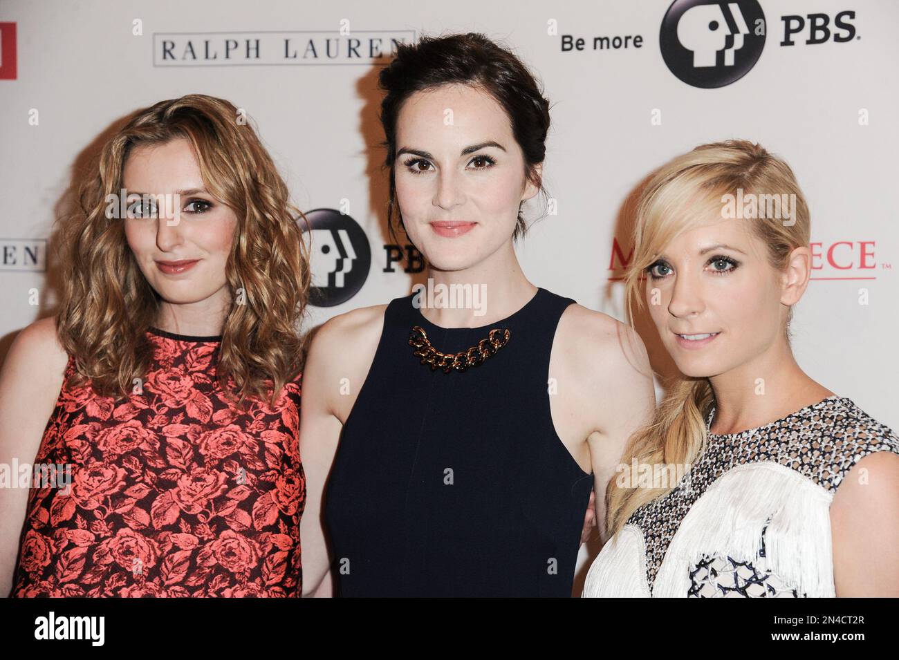 From left, Laura Carmichael, Michelle Dockery, and Joanne Froggatt ...