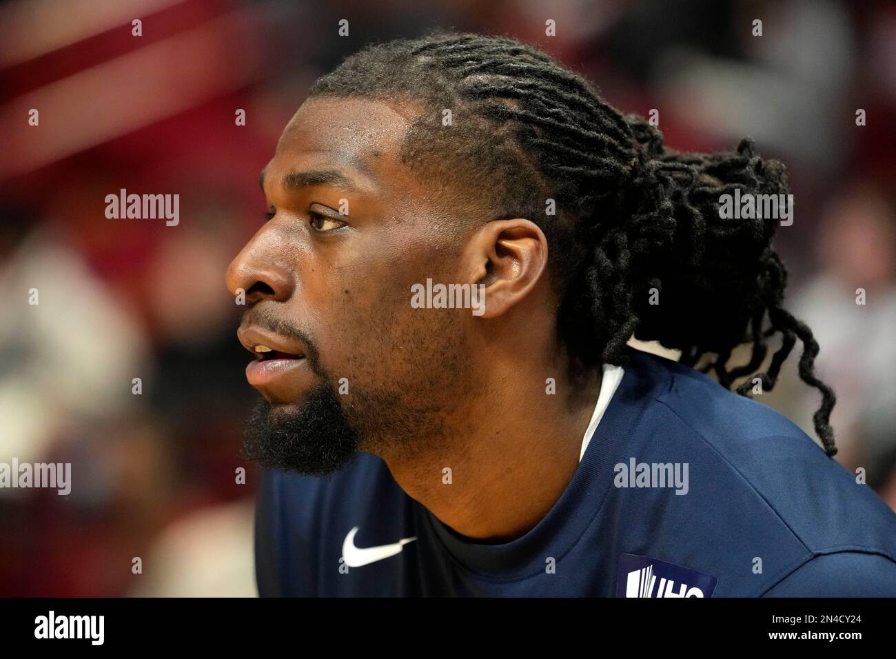 Minnesota Timberwolves center Naz Reid warms up before an NBA ...