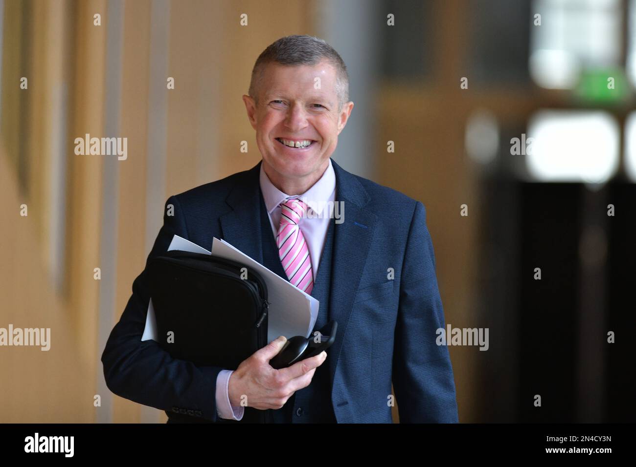 Edinburgh Scotland, UK 08 February 2023 Willie Rennie at the Scottish ...