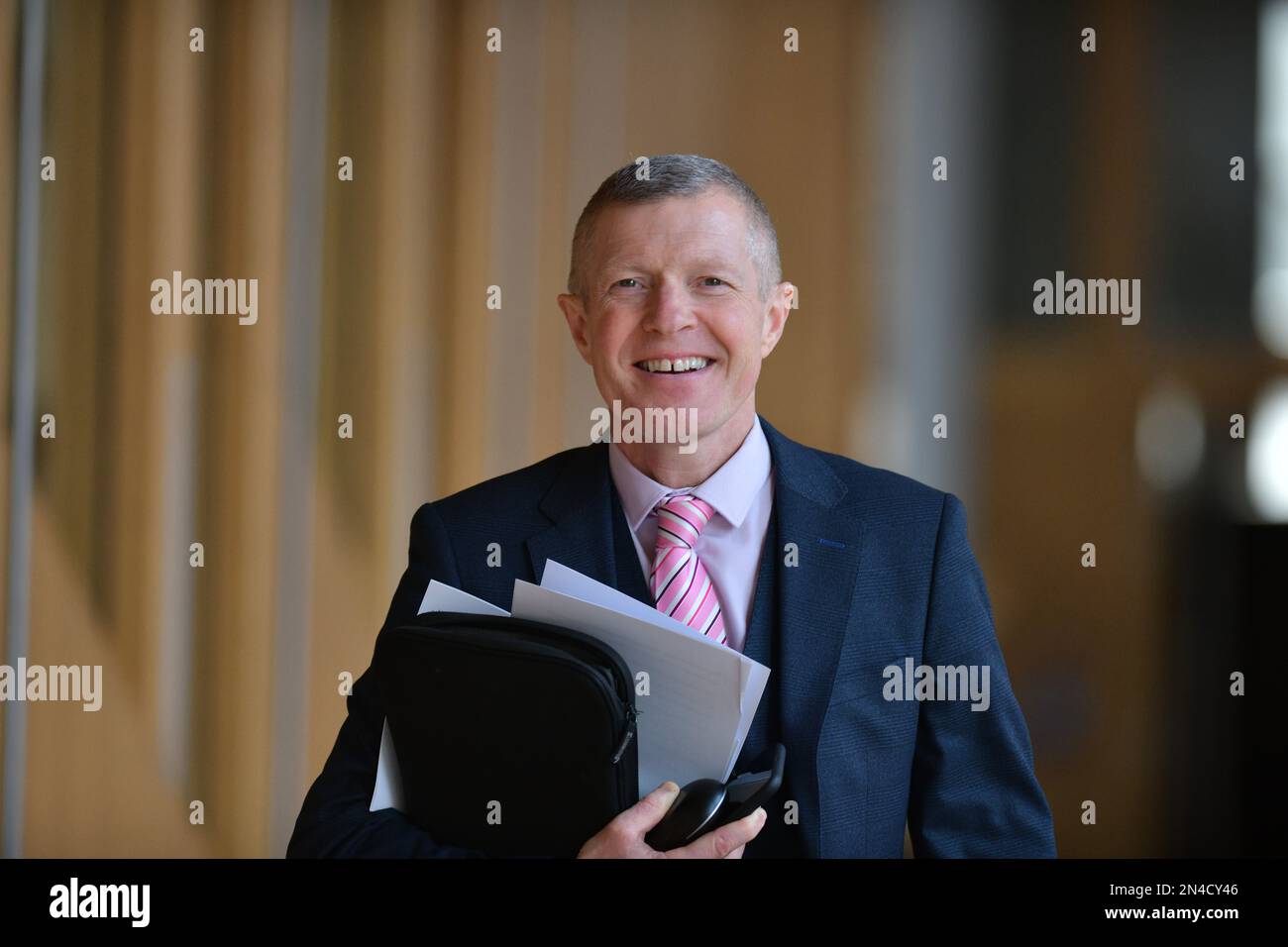 Edinburgh Scotland, UK 08 February 2023 Willie Rennie at the Scottish ...