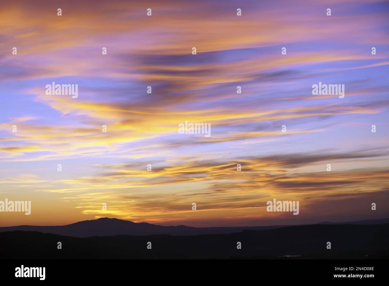 Beautiful sunset landscape warm winter hi-res stock photography and ...