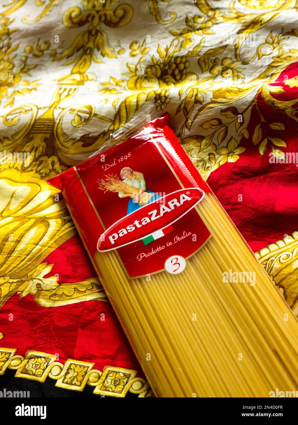 Pasta ZARA, Spaghettini № 3 Stock Photo - Alamy