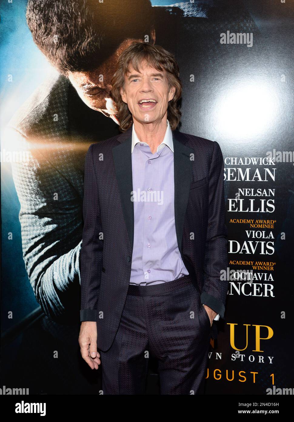 Producer Mick Jagger attends the world premiere of "Get On Up" at the ...