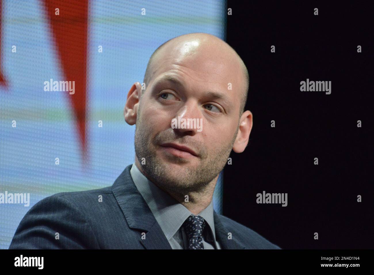 Corey Stoll on stage during the “The Strain” panel at the The FX 2014 ...