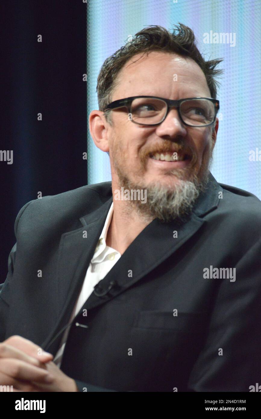 Matthew Lillard speaks on stage during the “The Bridge” panel at the ...