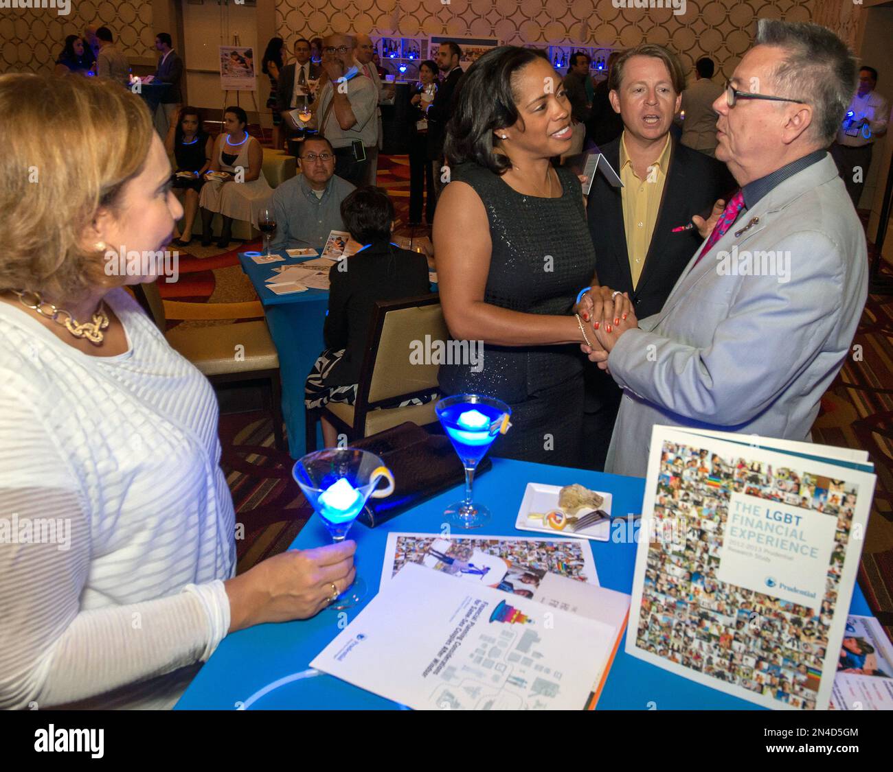 Michele Green, Chief Diversity Officer of Prudential Financial, center ...